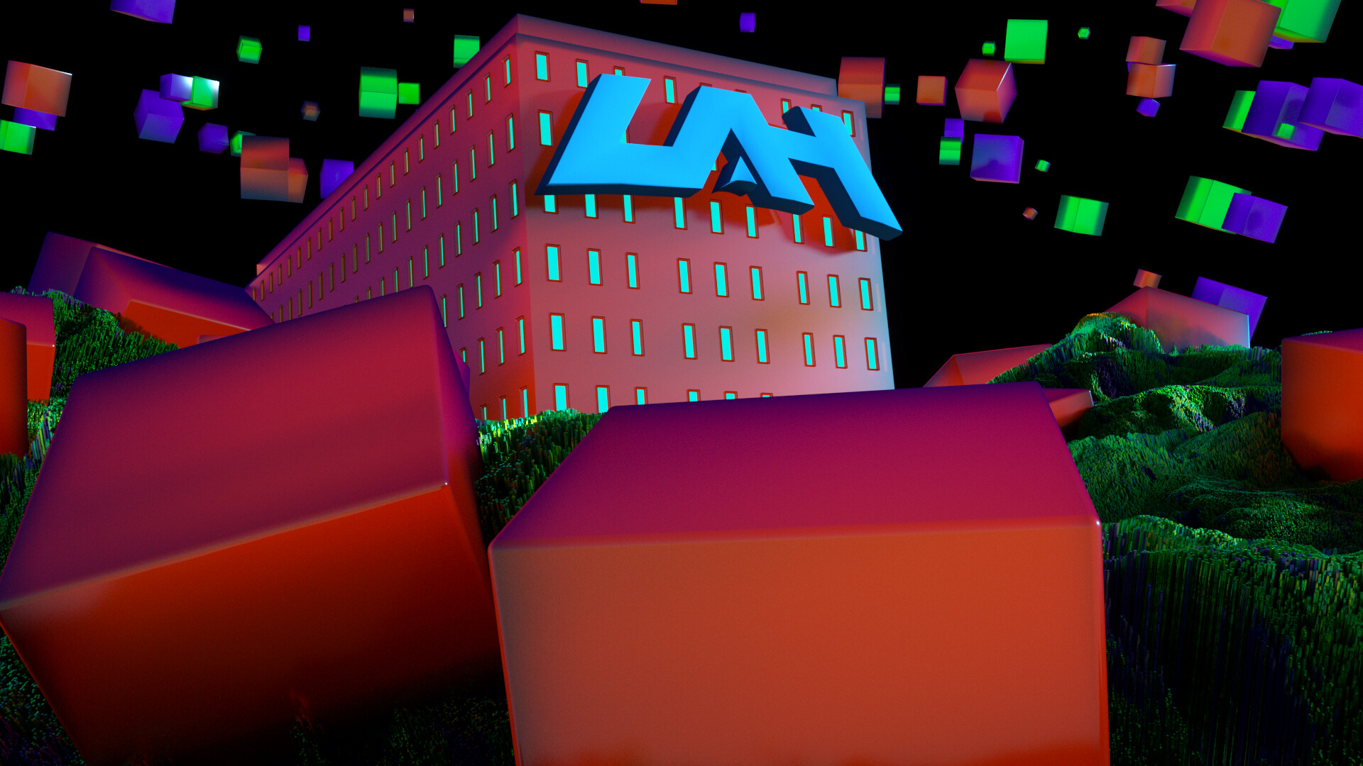 ArtStation - L.I.T Building Animation