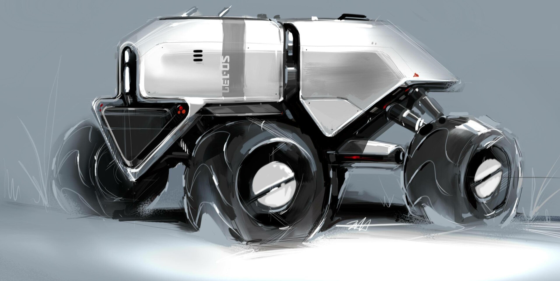 ArtStation - Sci-fi vehicle sketches