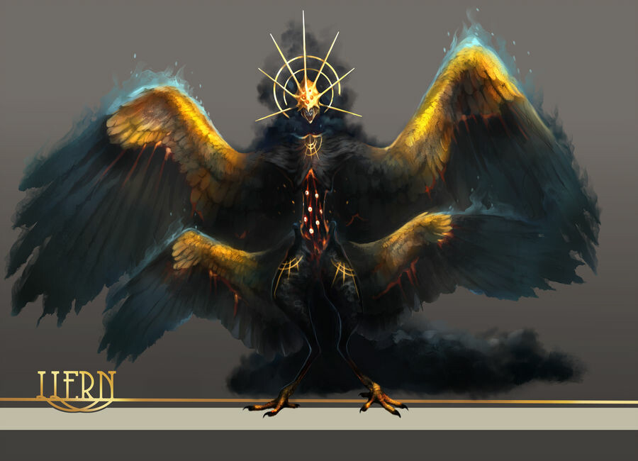 ArtStation - The Hawk God - Llern