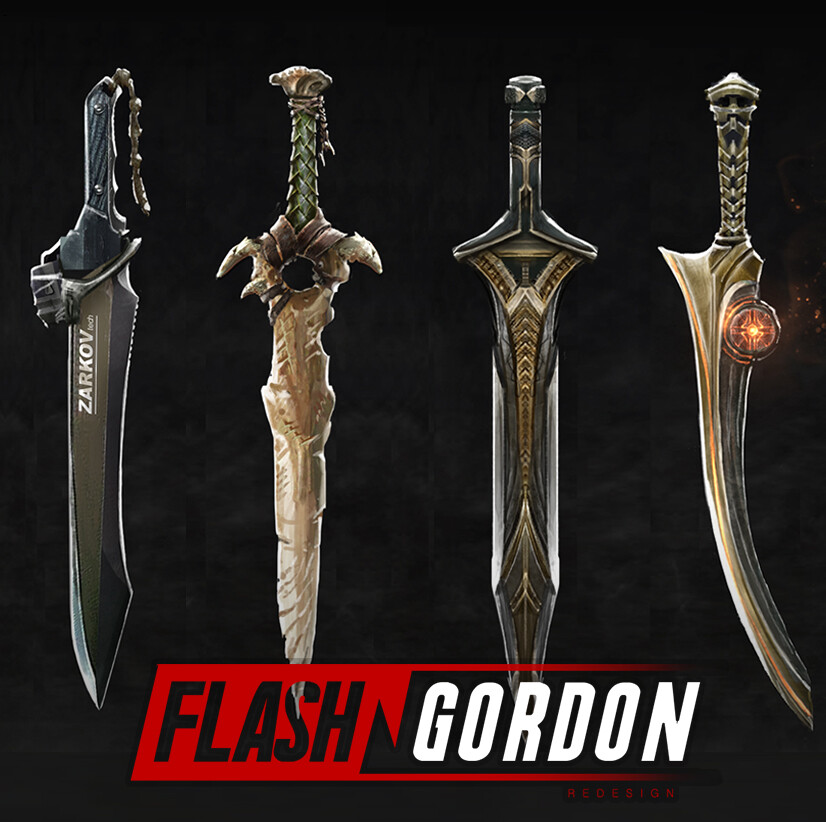 ArtStation - Sword Concept for Flash Gordon