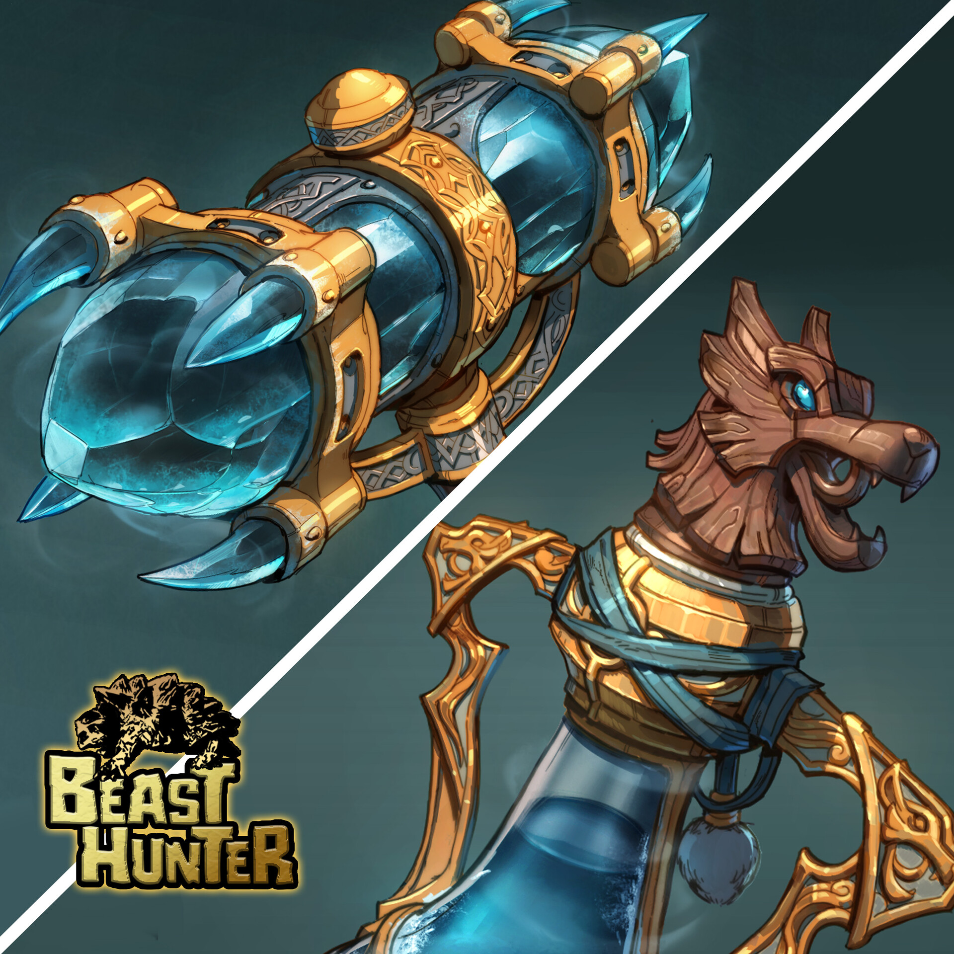 ArtStation - Beast Hunter Props