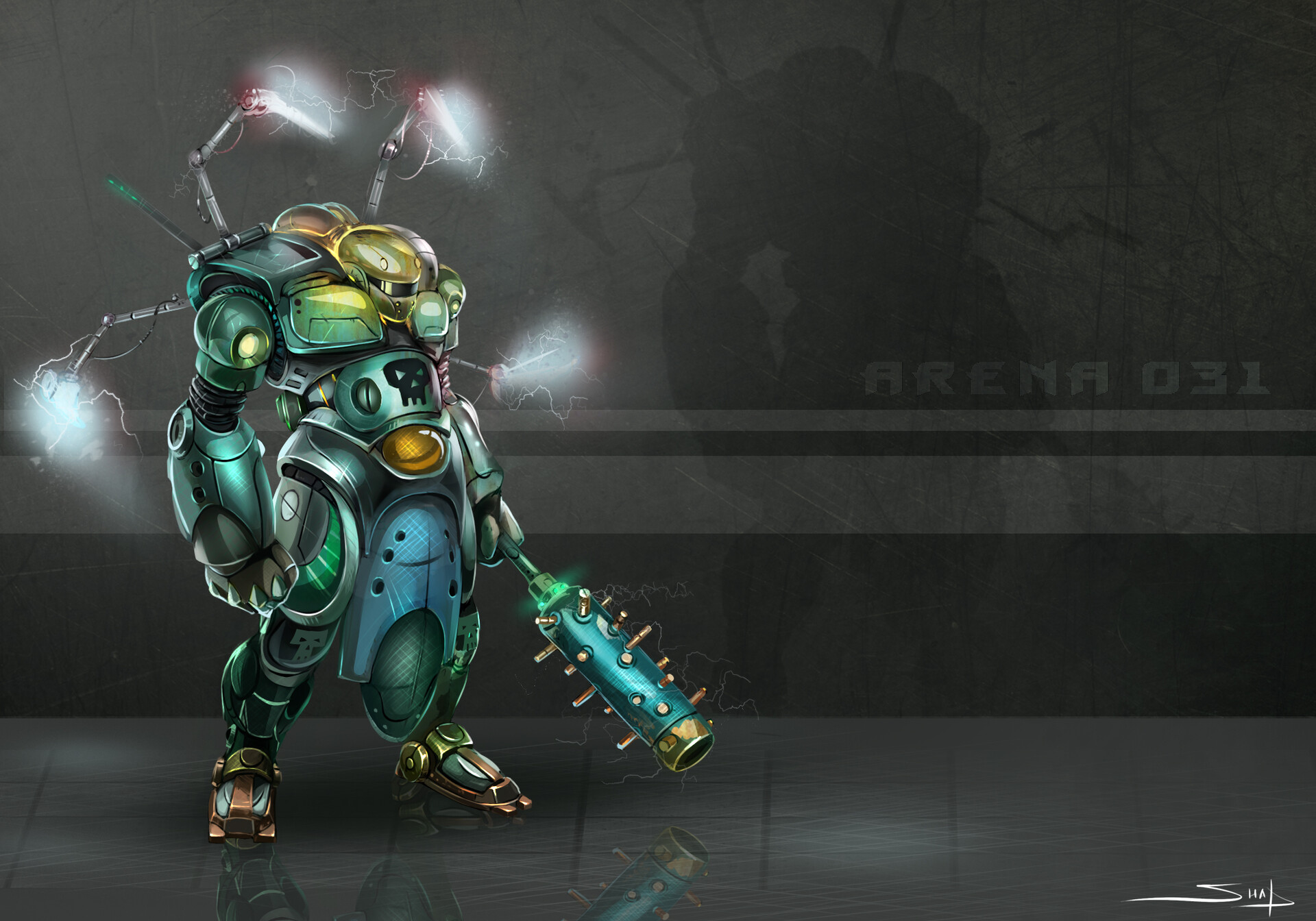 ArtStation - Gladiator of the future