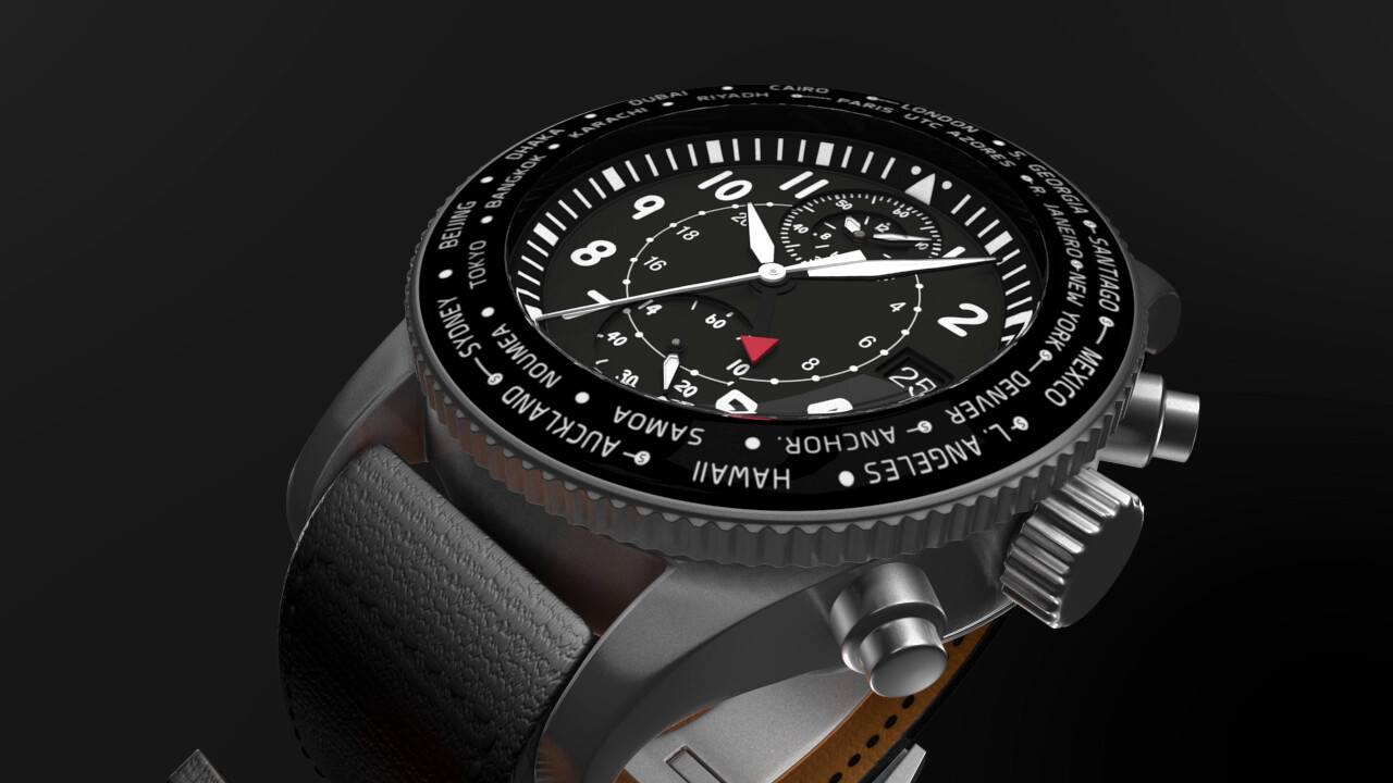 ArtStation - IWC Timezoner Chronograph