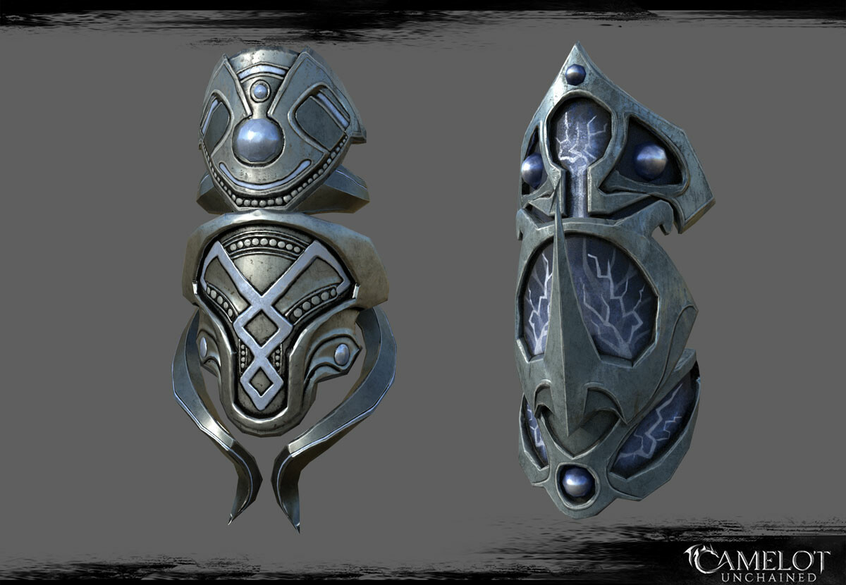 ArtStation - Weapon_Viking Gaunlets - 2019 - Camelot Unchained