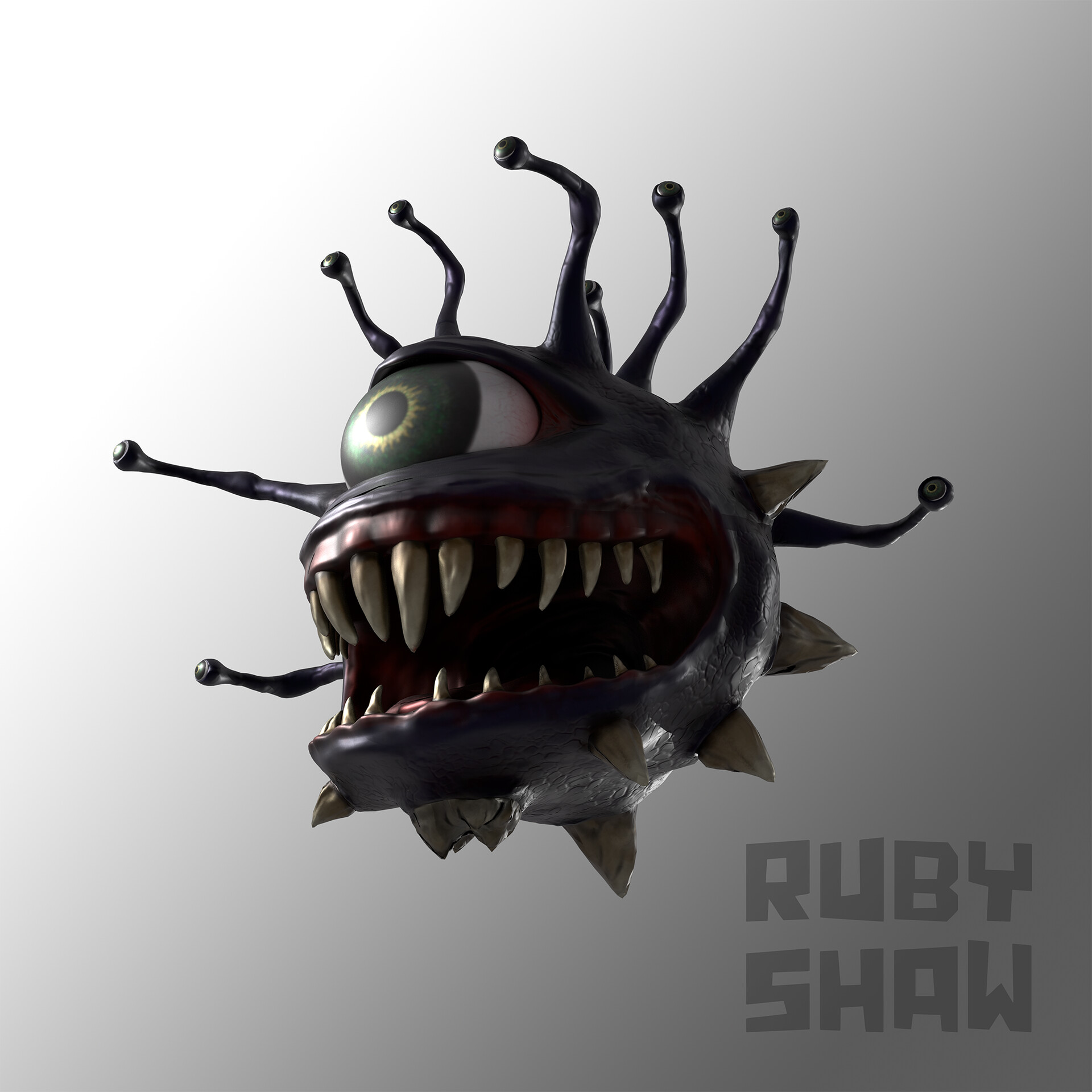 ArtStation - Xanathar the beholder