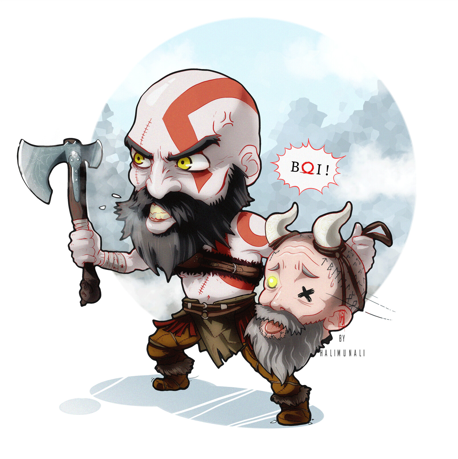 ArtStation - Winter and x-mas chibi 2018 Alyut, Goblin Slayer, and ...