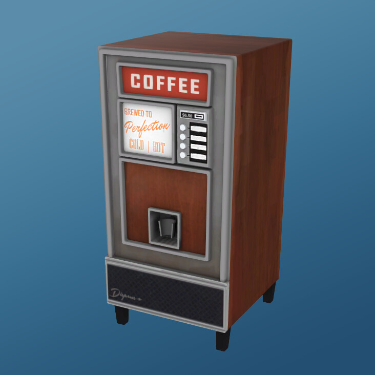 ArtStation - Team Fortress 2 Coffee Machine