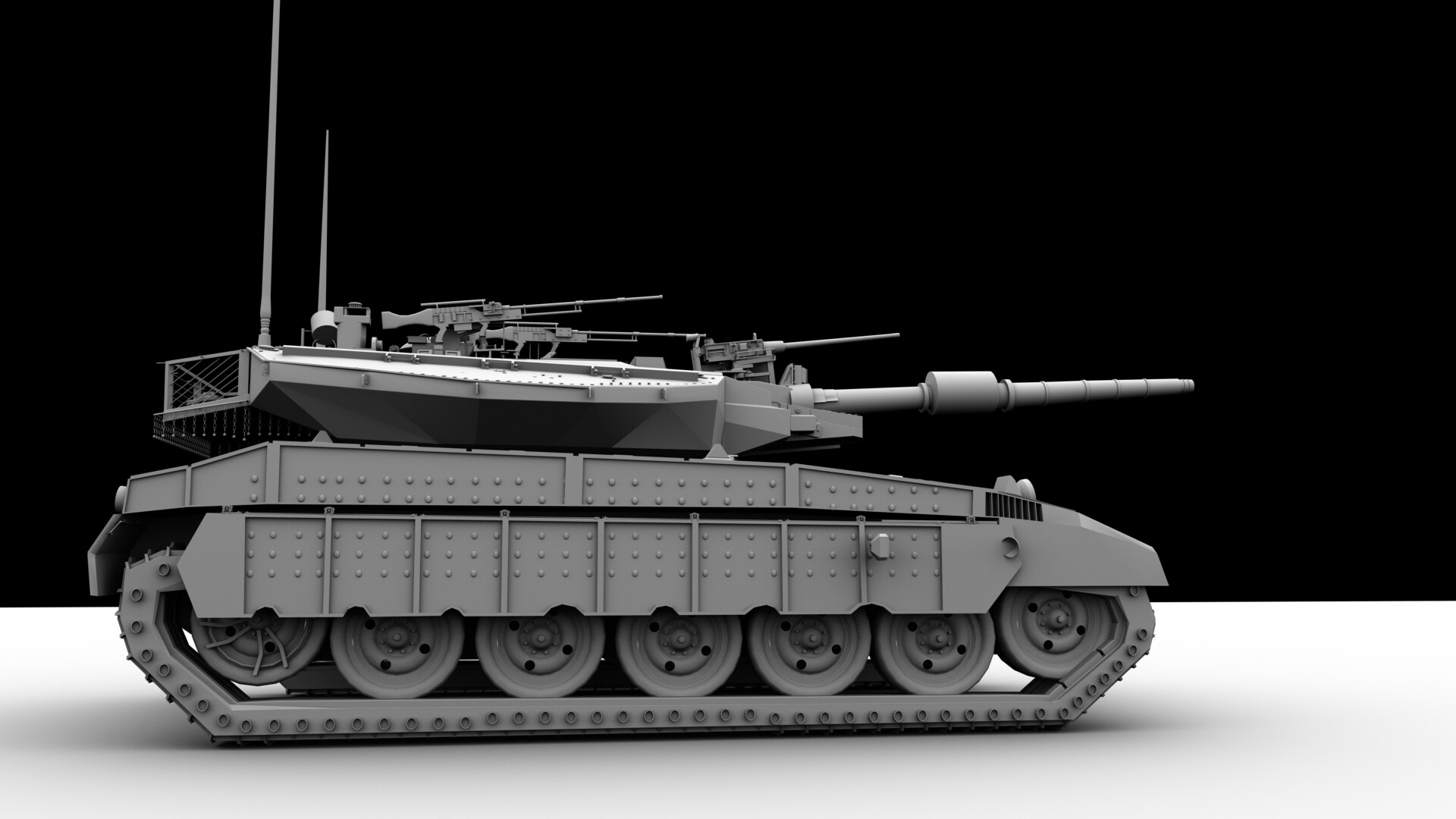 ArtStation - Tank Modeling Complete