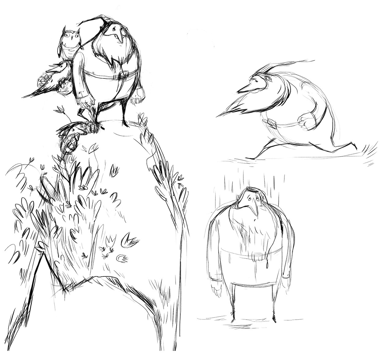 ArtStation - character design sketches