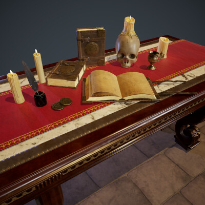 ArtStation - Medieval Black Magic Ritual Scene