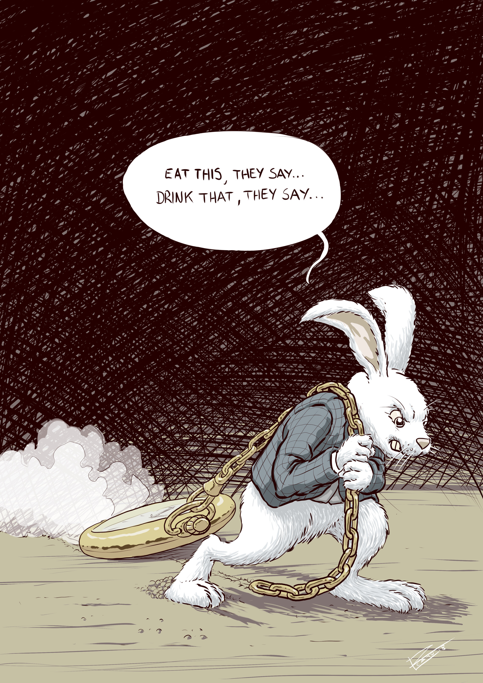 ArtStation - Angry White Rabbit