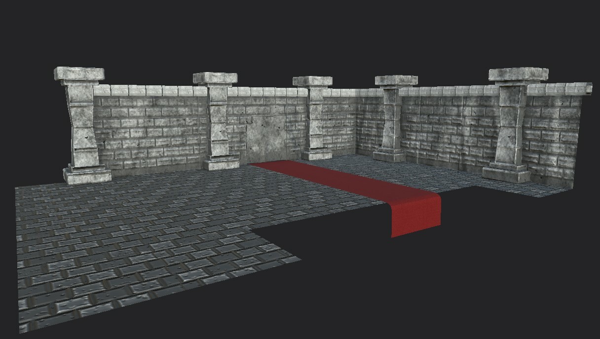 ArtStation - Stone walls and floor