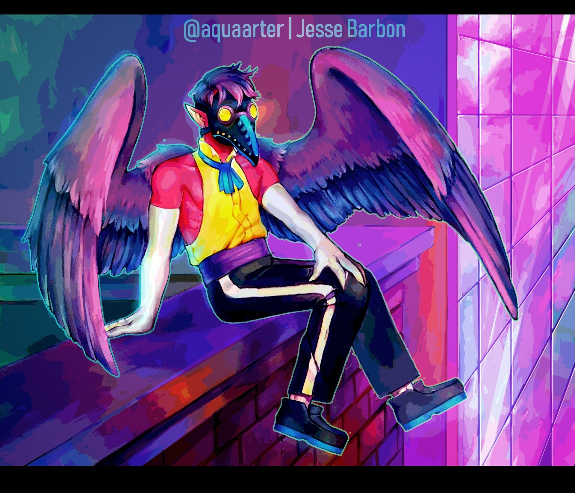 ArtStation - Neon Moth