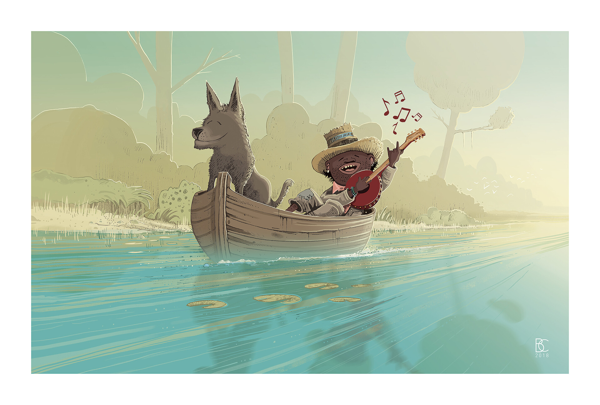 ArtStation - Banjo ans his dog