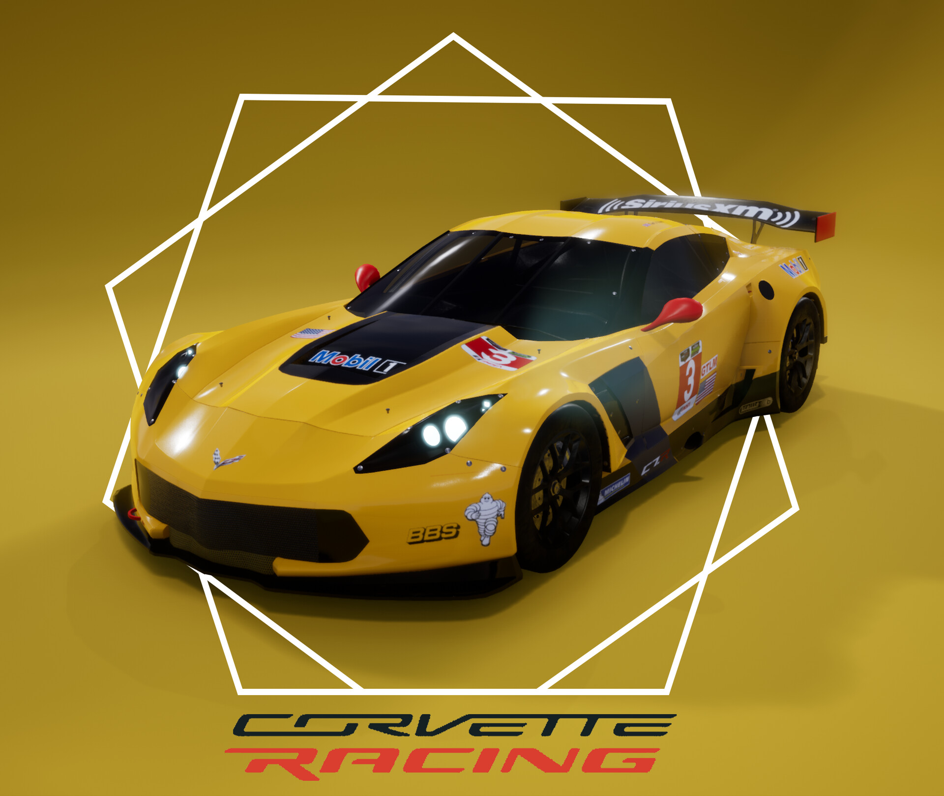ArtStation - Corvette C7.R GT LeMans Livery