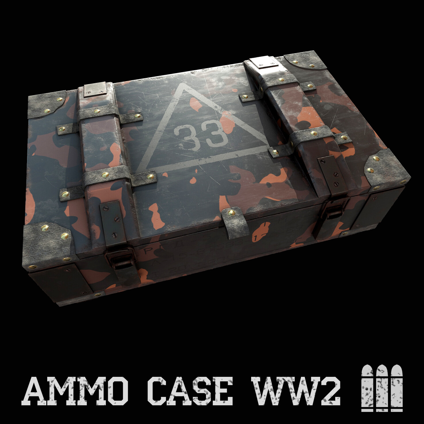 ArtStation - Ammo case WW2 (game asset)