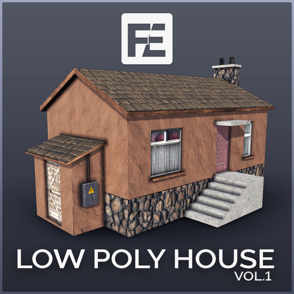 ArtStation - Low Poly House Vol.1