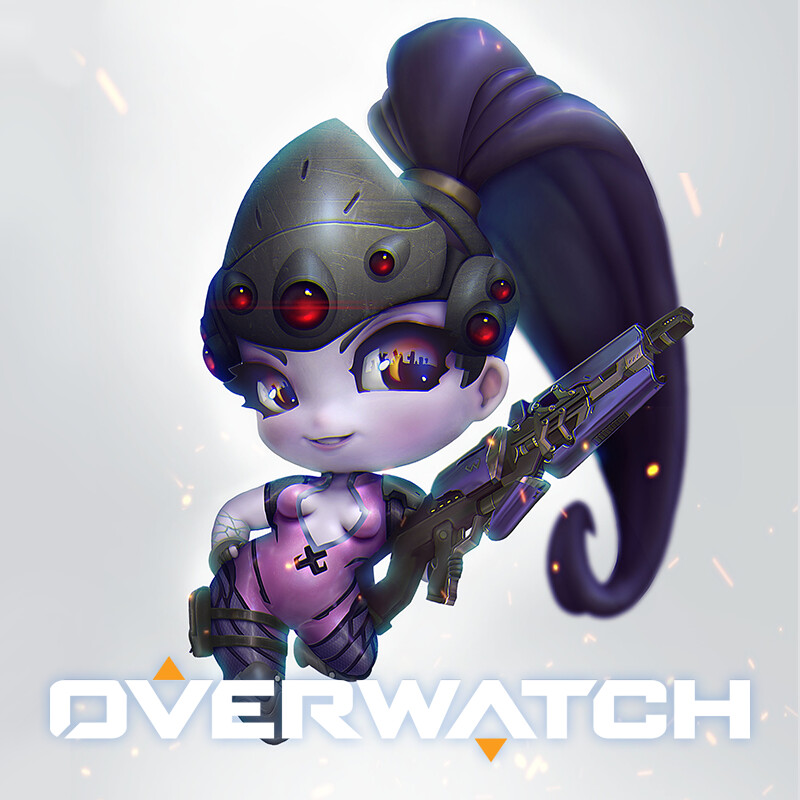 ArtStation - Widowmaker Chibi