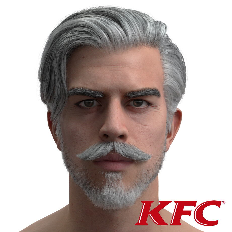 ArtStation - KFC - Colonel Sanders