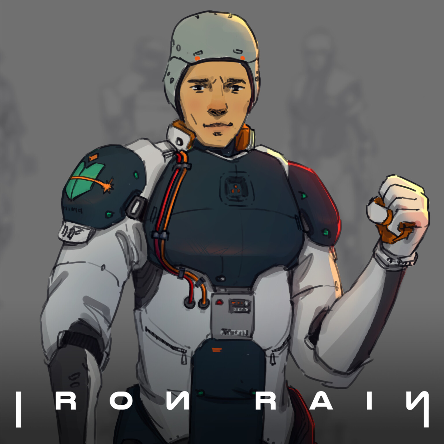 ArtStation - Mech Pilot concept art