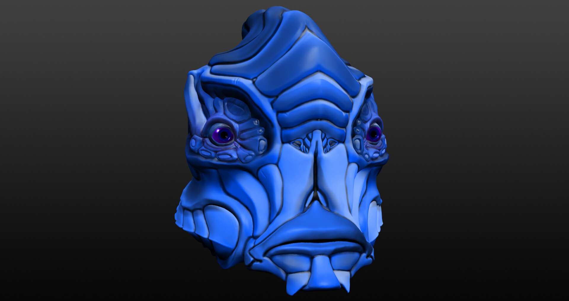 ArtStation - Blue Man Fish