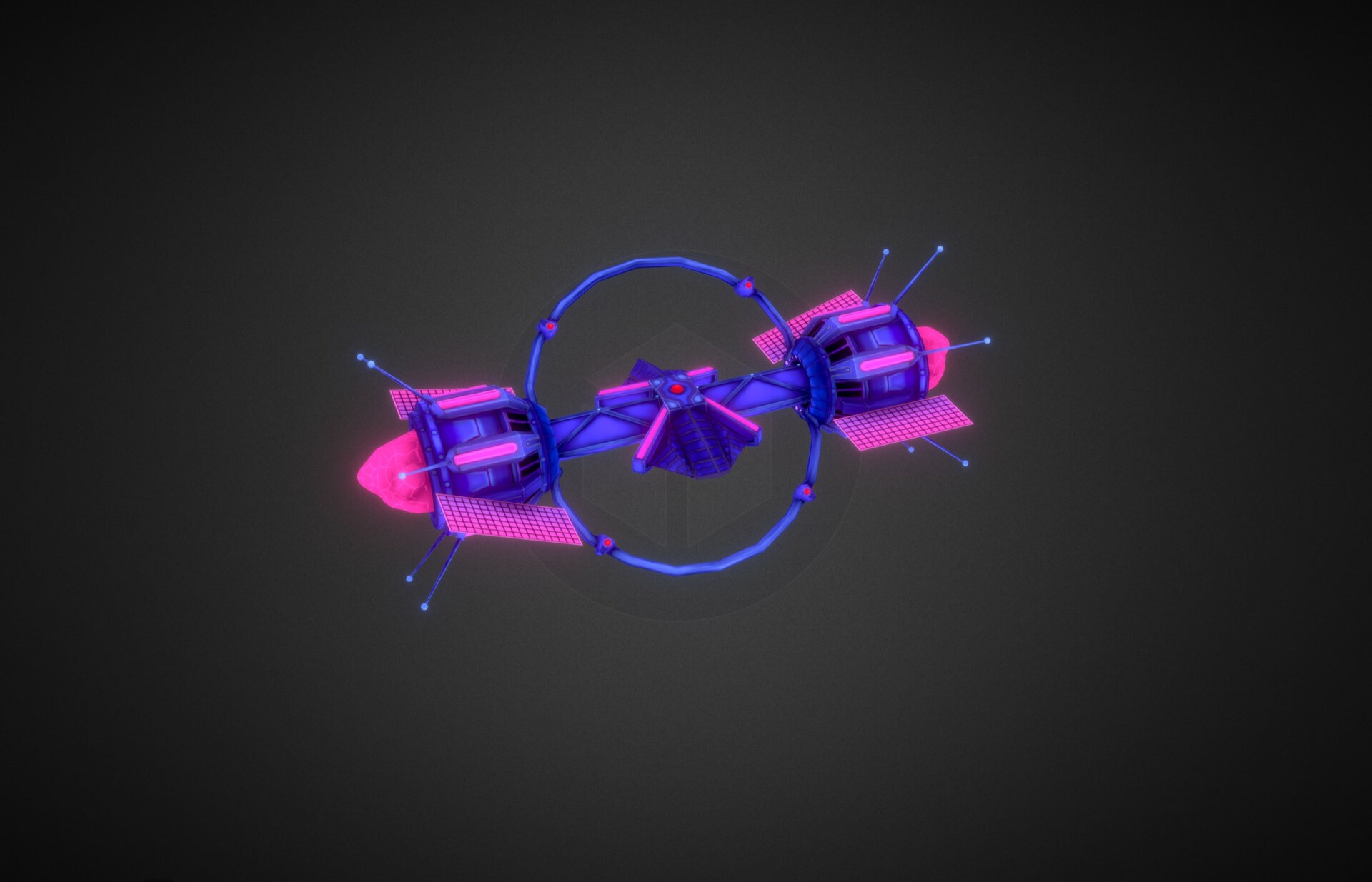 ArtStation - Stylized Satellite