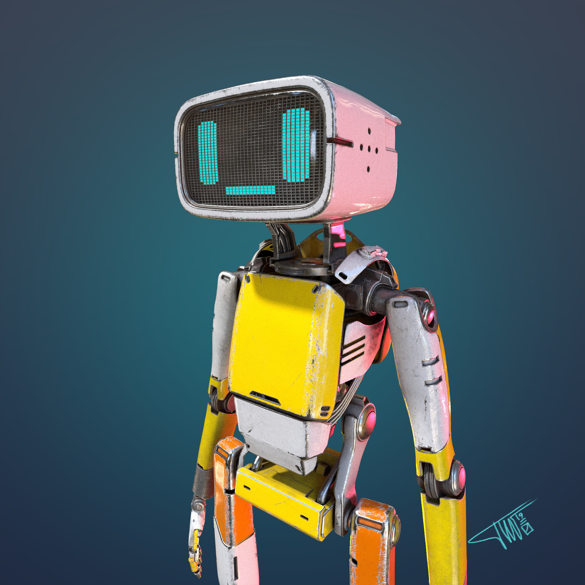 ArtStation - Enz0 Robot!!!