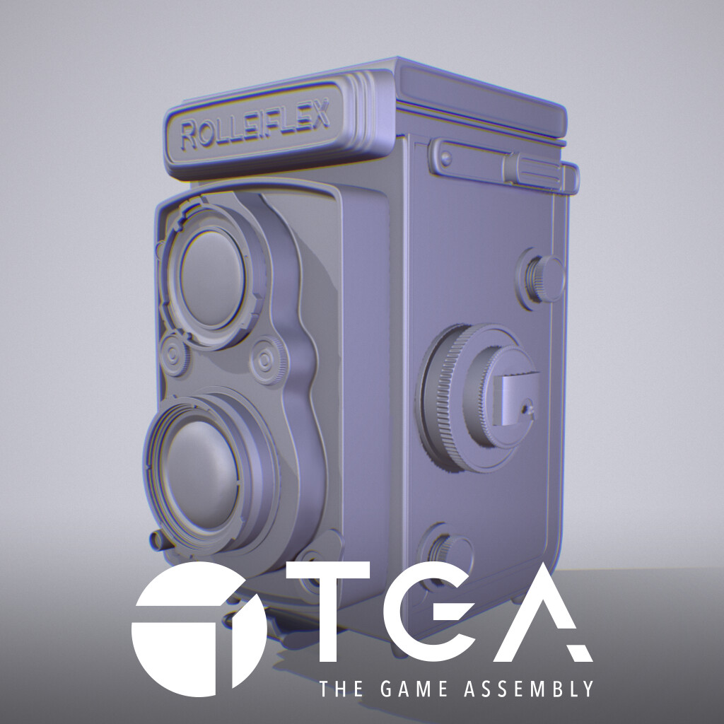 ArtStation - Rolleiflex camera