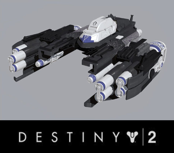 ArtStation - Destiny 2- Exotic Ship ADA-1's LONE WOLF