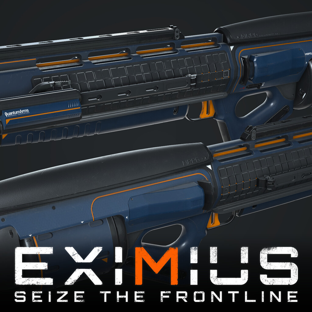 ArtStation - EXIMIUS - Axeron MRPG (Grenade Launcher)