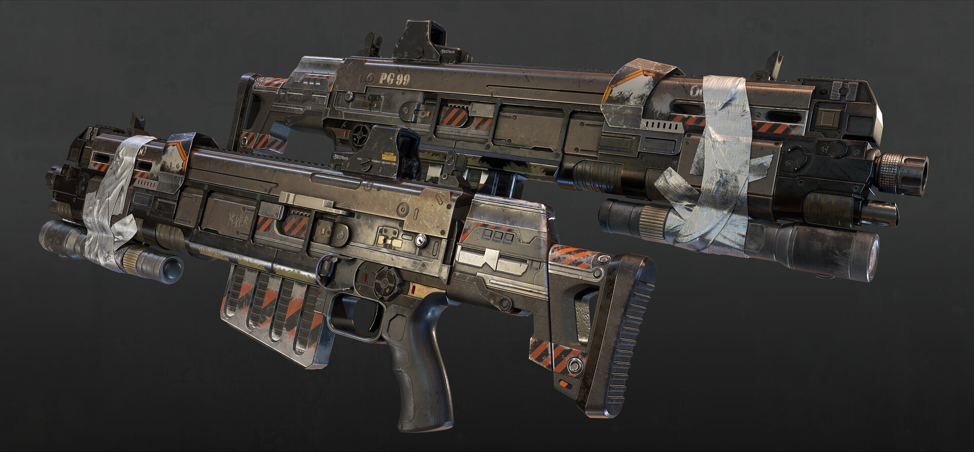 ArtStation - Upgraded Rifle