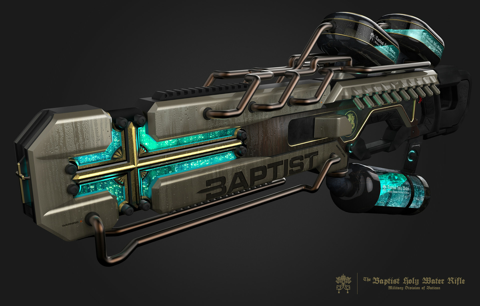 ArtStation - Baptist - Holy Water Rifle