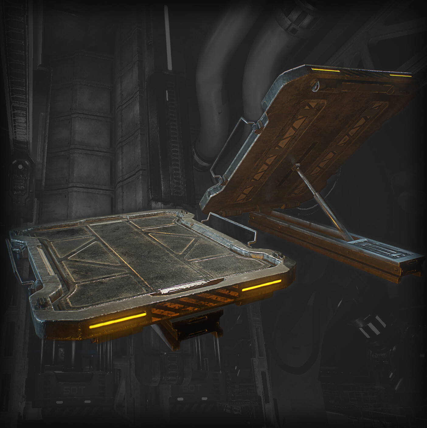 ArtStation - Moving platform asset