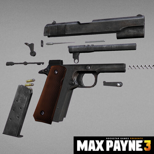 The Portfolio of Patrick Clark - Max Payne 3 - Weapons