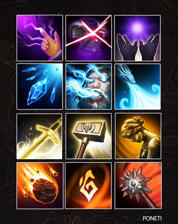 ArtStation - SKILL ICONS