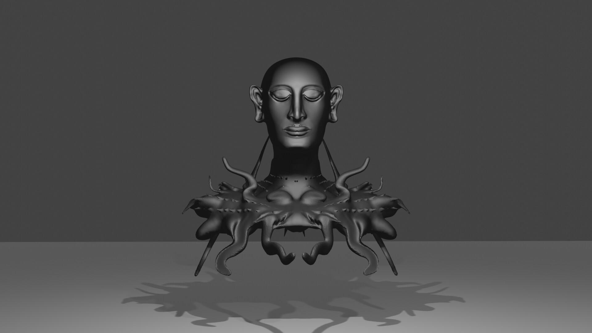 ArtStation - Evil sculpture