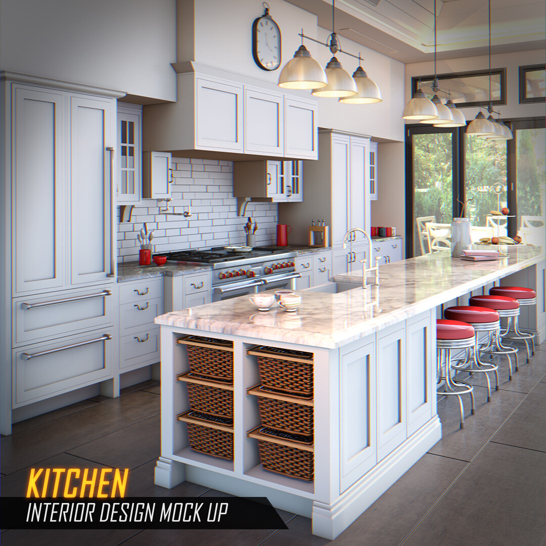 ArtStation - Kitchen Interior Model