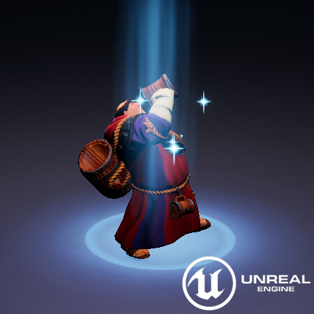 ArtStation - VFX - Character Effects - Monk