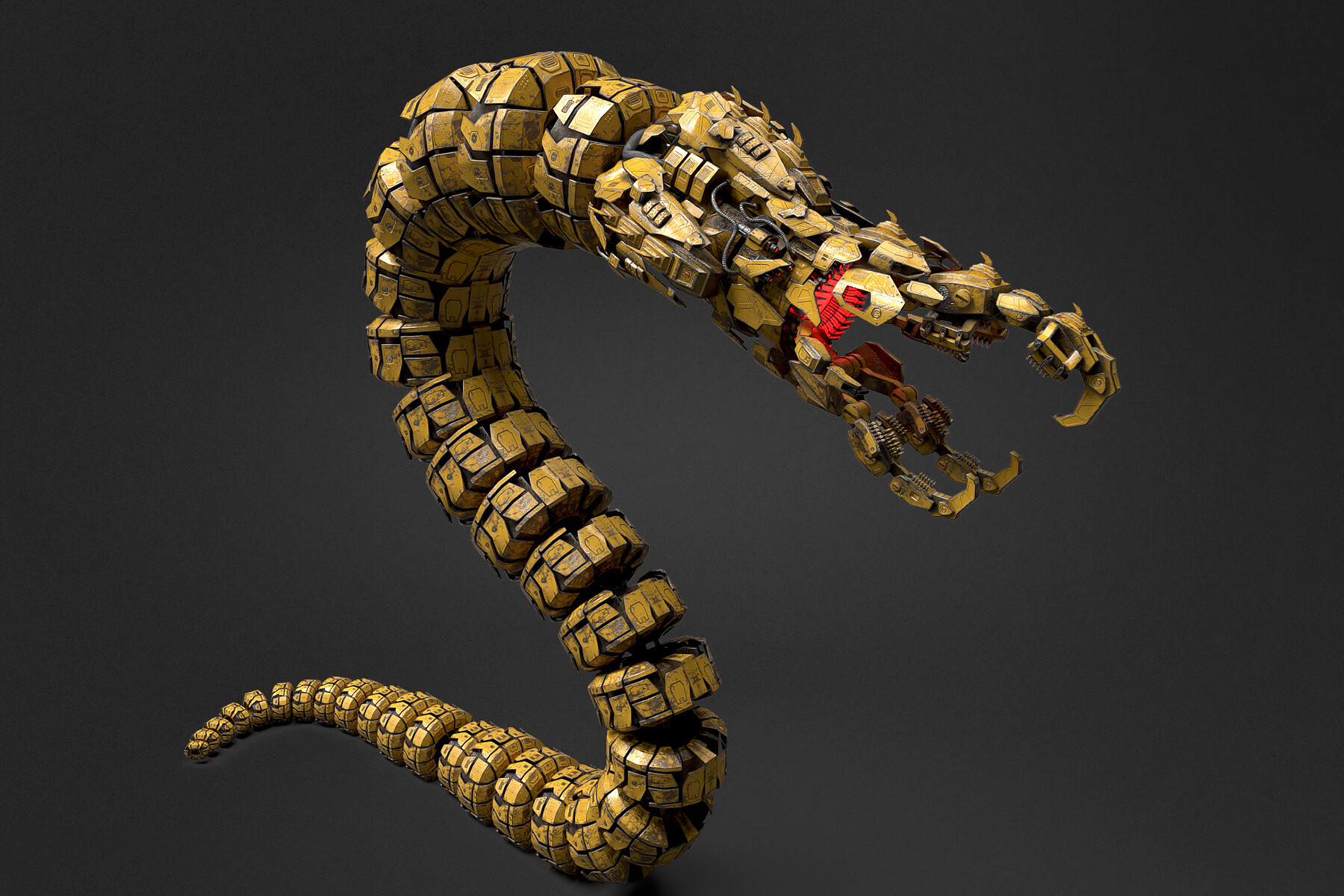 ArtStation - Sci-fi sand worm