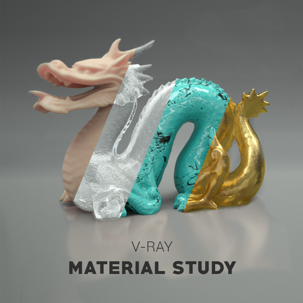 ArtStation - V-ray Material Study