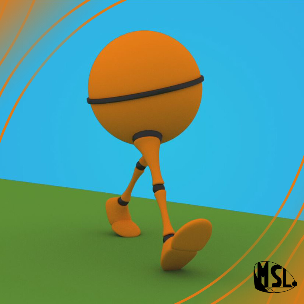 ArtStation - Ball Walk Cycle