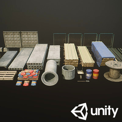 ArtStation - Construction props pack