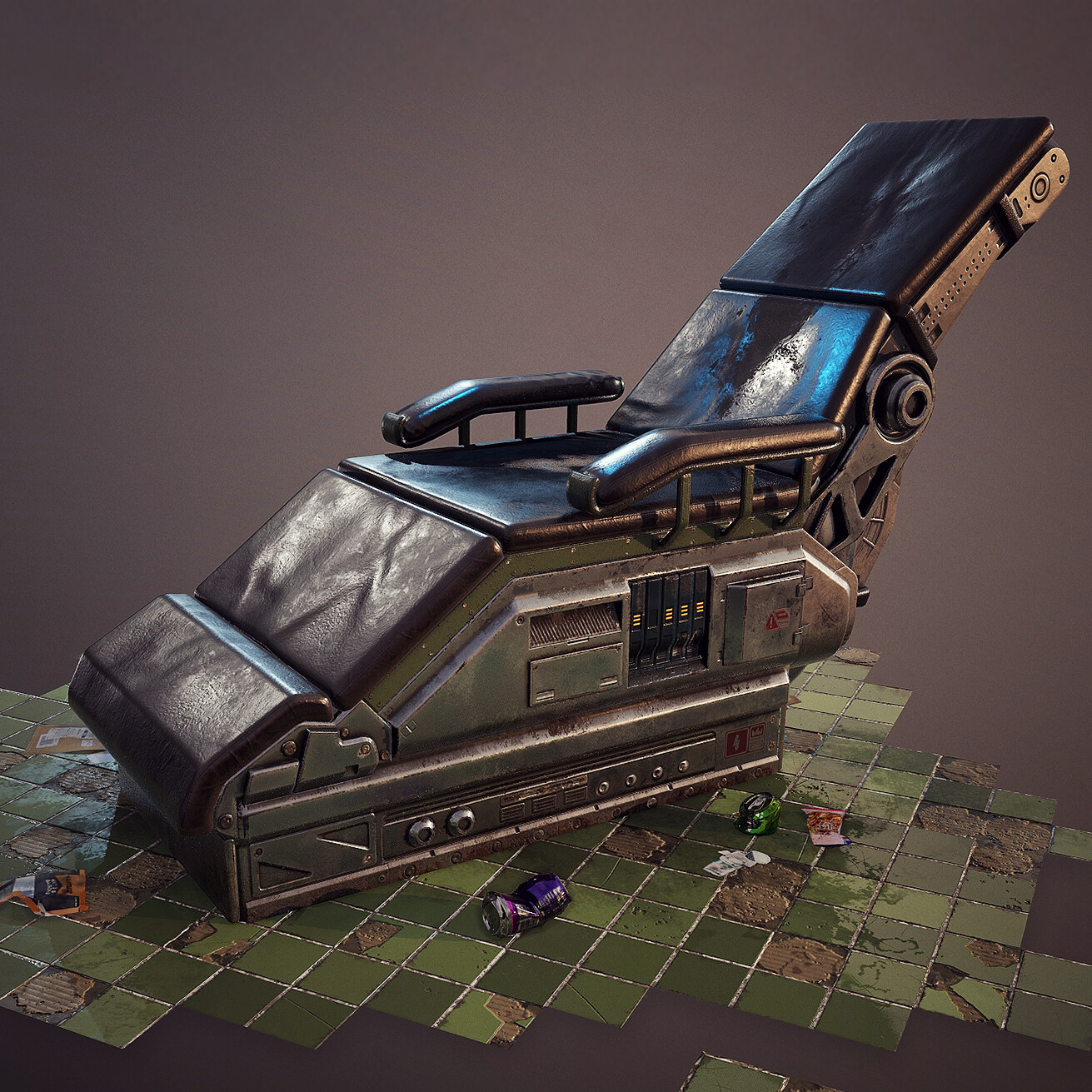 ArtStation - Biohacker - Biochair prop