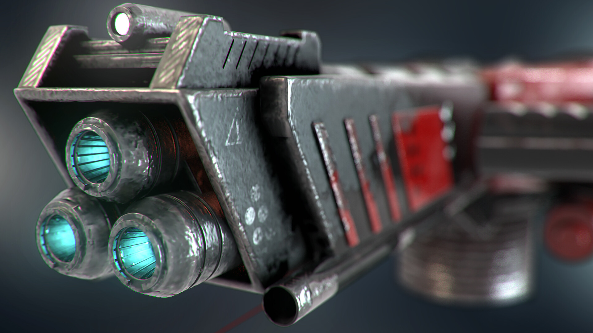 ArtStation - Futuristic Blaster Turret