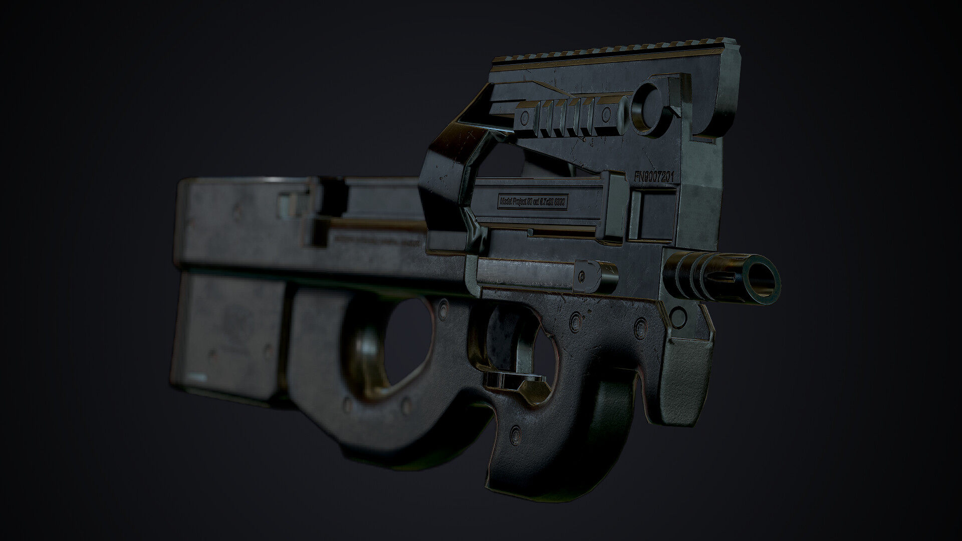 ArtStation - P90 SMG