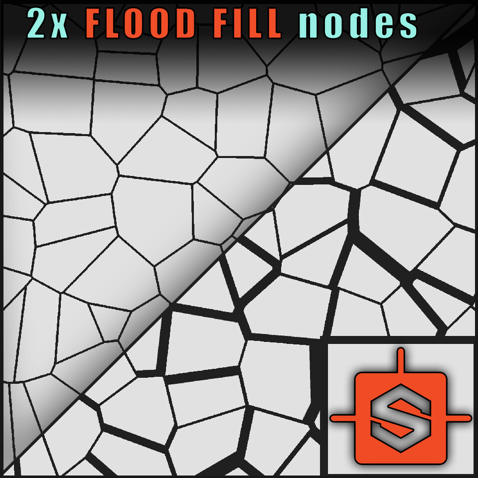 ArtStation - 2x Flood Fill nodes