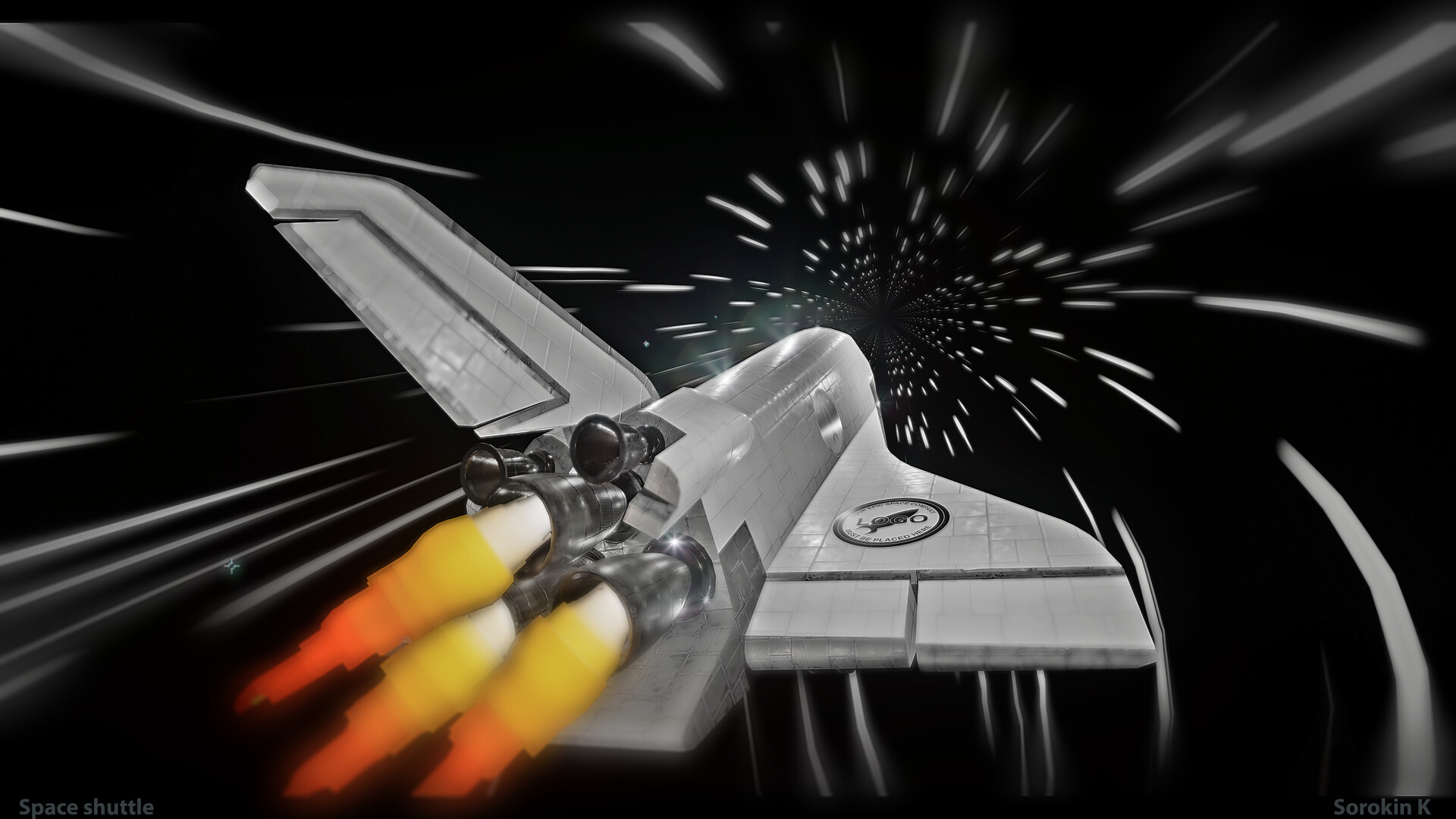 ArtStation - Space shuttle (Unreal Engine VR set piece)