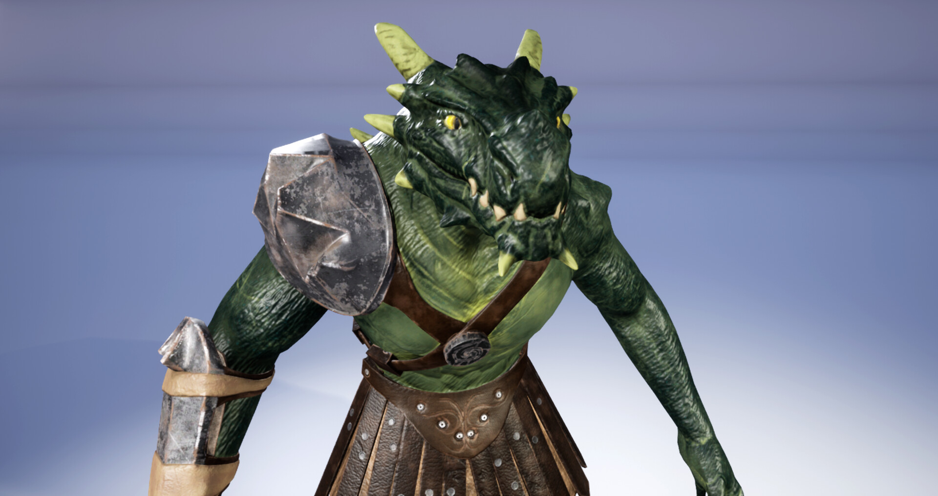 ArtStation - Dragon Man Character