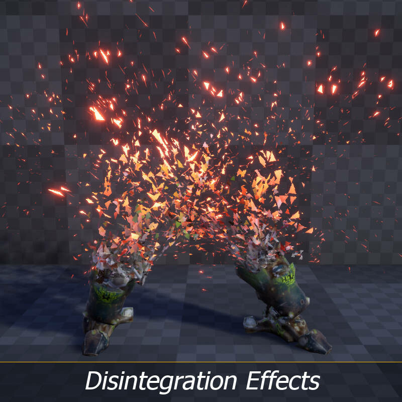 ArtStation - [UE4] Disintegration Effects