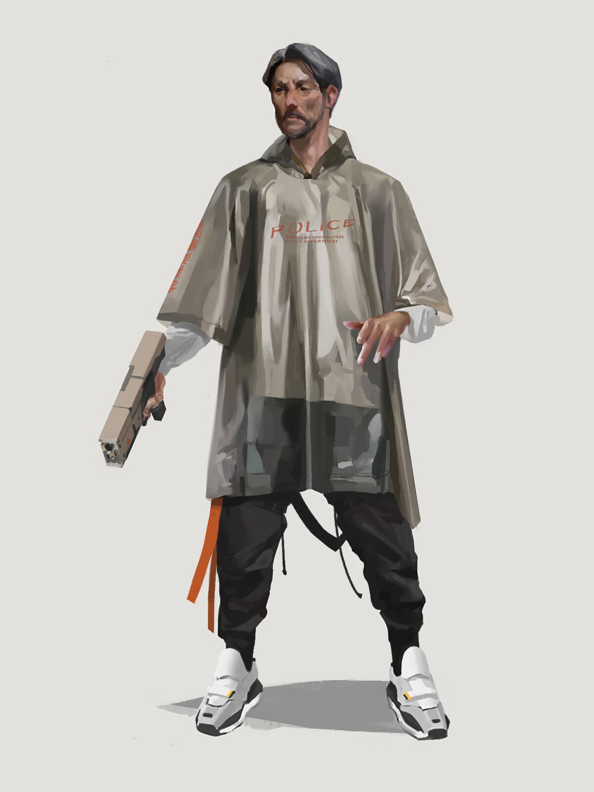 ArtStation - Cyberpunk officer – Character design